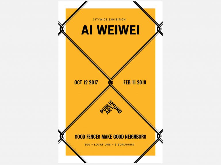 For Office Use Only | Ai Weiwei x Public Art Fund | Exhibition Identity