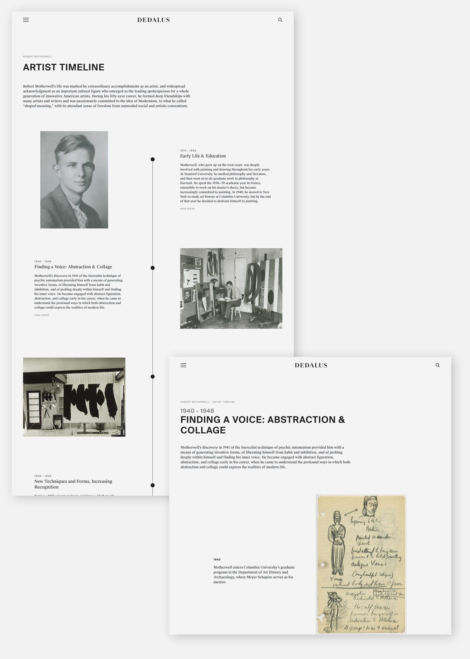 For Office Use Only — Dedalus Foundation