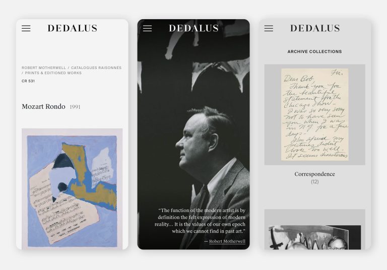 For Office Use Only — Dedalus Foundation